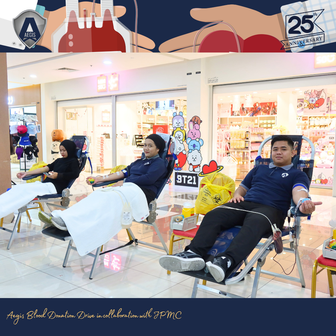 Aegis & JPMC Partner to Host Blood Donation Drive - AEGIS Secure ...